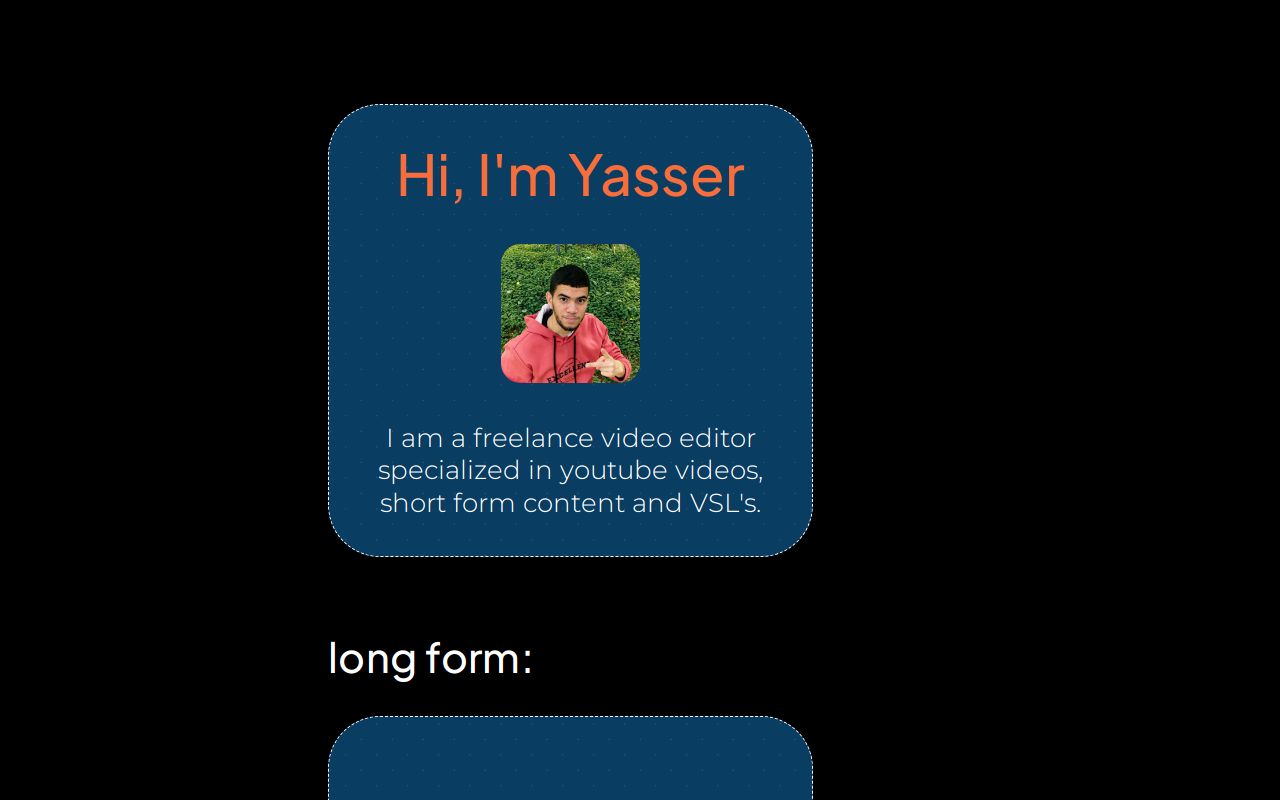 yasser's portfolio